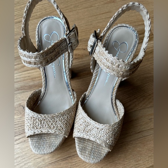 Jessica Simpson | Shoes | Jessica Simpson Priella 2 Natural Worn ...